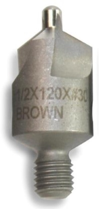 #40 Countersink Cutter - 120 Degree, 1/2" Body | Brown Aviation ...
