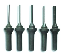 5 Piece Extra Long Rivet Gun Punch Kit - MADE IN THE USA! | Brown ...