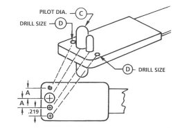 Nutplate Jig - Single Wing - Tight Spacing - #8 Screw | Brown Aviation ...