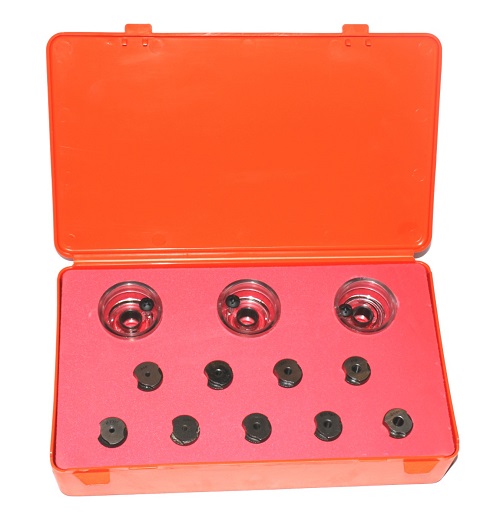 12 Piece Drill Bushing Kit - With 3 "Egg Cup" Bushing Holders | Brown ...