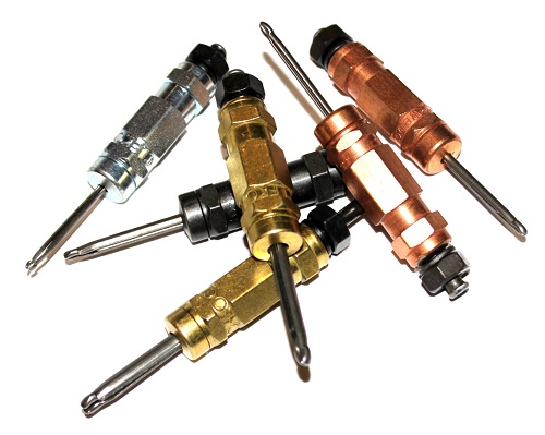 3/16" Hex Nut Draw Cleco - 0-1" Grip Range - Brass Body Color | Brown ...