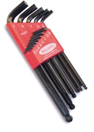 WILLIAMS 13 piece BALL END Hex Key Set | Brown Aviation & Aircraft Tools