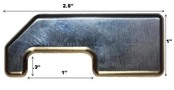 Tungsten Steel Bucking Bar - 1.59lbs | Brown Aviation & Aircraft Tools