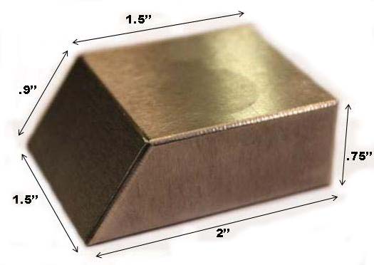 Tungsten Steel Bucking Bar - Wedge Shape - 1.28 lbs | Brown Aviation ...