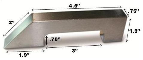 Tungsten Steel Bucking Bar - 2.73 lbs | Brown Aviation & Aircraft Tools