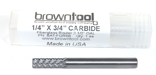 Solid CARBIDE Router Bit for Composites - Perfect for Fiberlgass ...