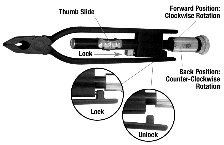 6" REVERSIBLE SAFETY WIRE PLIERS - NEW IMPROVED DESIGN! | Brown ...