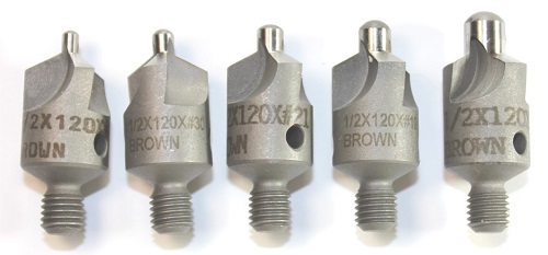 5 Piece Set of 120° HSS Countersink Cutters | Brown Aviation & Aircraft ...