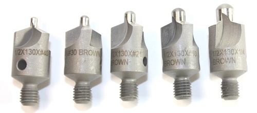 5 Piece Set of 130° HSS Countersink Cutters | Brown Aviation & Aircraft ...