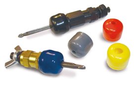 No-Mar Plastic Protective Cap for 1/4" Draw Cleco - Yellow | Brown ...