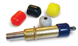 No-Mar Plastic Protective Cap for 3/32" Spring Cleco - Grey | Brown ...