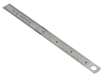 6" Machinist's / Engineer's Scale | Brown Aviation & Aircraft Tools