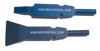 2 Pc Set - No-Mar Rivet Gun Sealant Scrapers | Brown Aviation ...