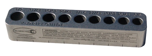 V-DrillGuide® - Drill Straight - Every Time! LARGE HOLE Model - 9 Sizes ...
