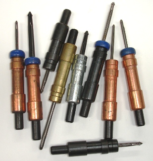 SURPLUS / USED 1/8" Cylindrical Body Cleco, 0-1" Grip Range | Brown ...